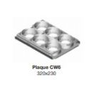 Plaque de raccordement en 6x75 pour caisson silencieux de répartition ...